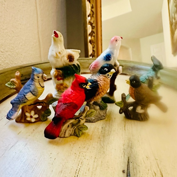 Accents | Vintage Tiny Bird Figurine Lot | Poshmark